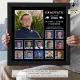 High School K-12 Photo Collage Custom Colors Poster | Zazzle