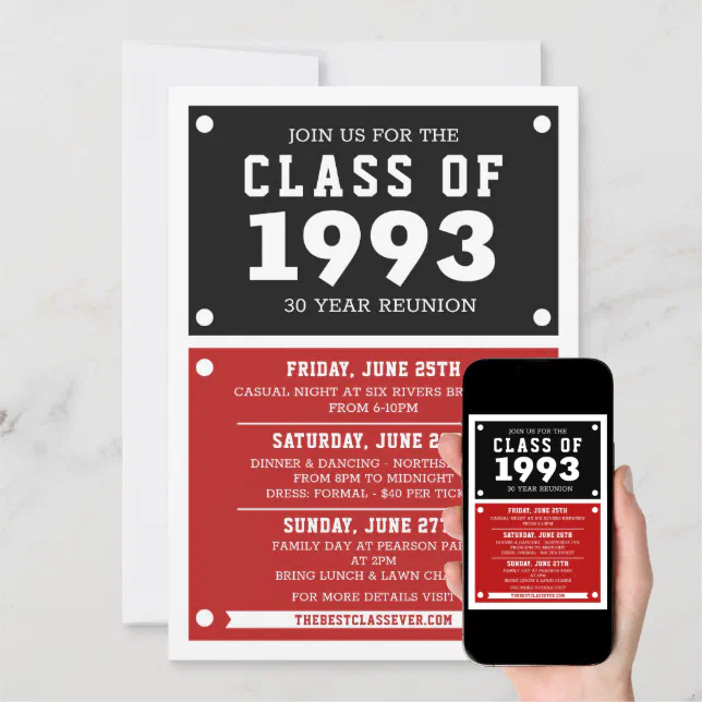 High School Reunion Invitation | Reunion | Zazzle