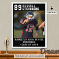 High School Sports Senior Graduation One Photo Poster | Zazzle