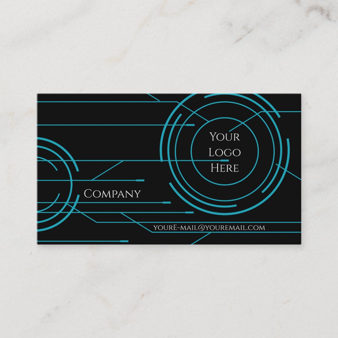 High Tech Business Card | Zazzle