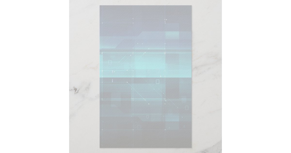 High tech digital background stationery | Zazzle