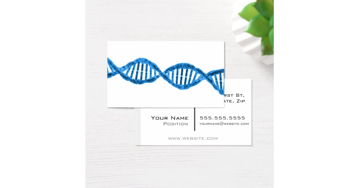 High Tech DNA Business Card | Zazzle