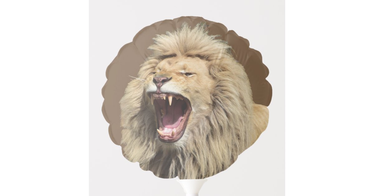 High Tension Lion Balloon | Zazzle