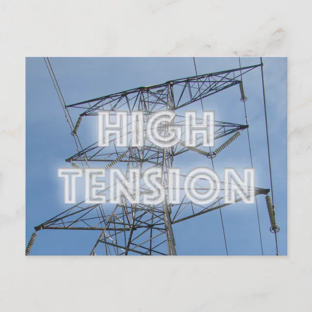 High Tension Tower Postcard | Zazzle