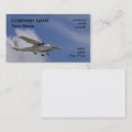 high wing light aircraft business card | Zazzle