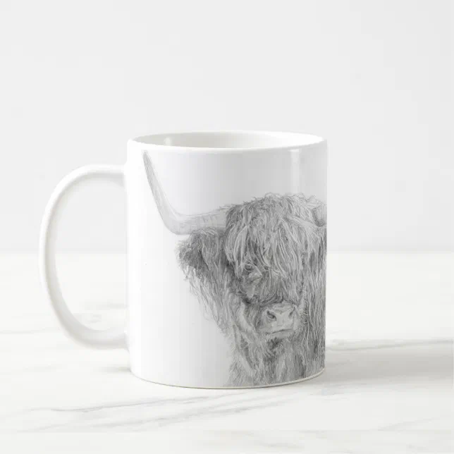 "Highland Coo" Mug | Zazzle