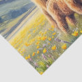 Highland Cow and Calf Buttercup Field Decoupage Tissue Paper | Zazzle
