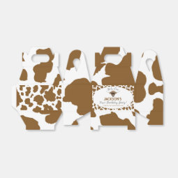 Highland Cow Birthday Favor Box | Zazzle