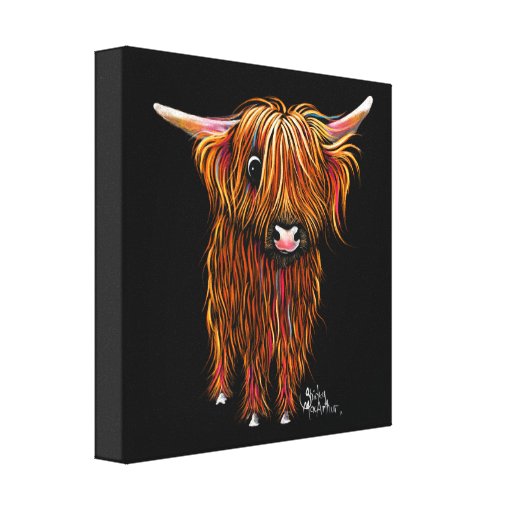 HiGHLaND CoW PRiNT ‘ PoRRiDGe ‘ SHiRLeY MacARTHuR | Zazzle