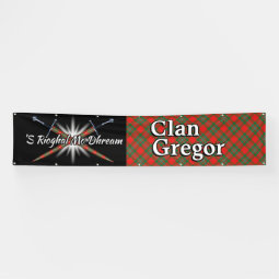 Highland Festival Clan Gregor MacGregor Tent Banner | Zazzle