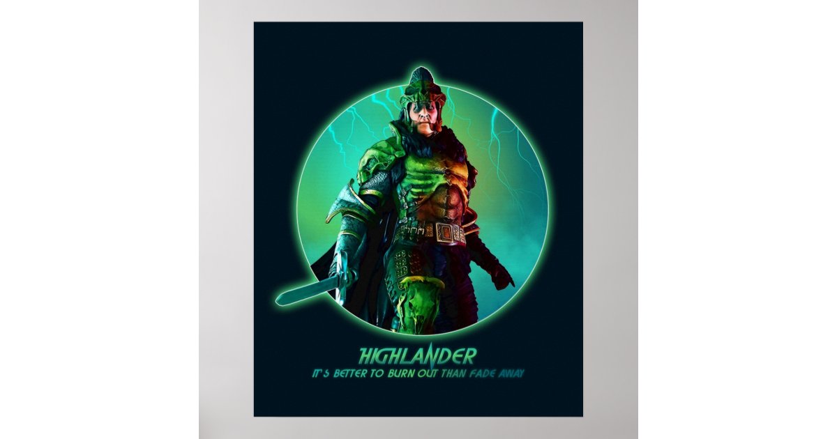 Highlander the Kurgan Poster | Zazzle