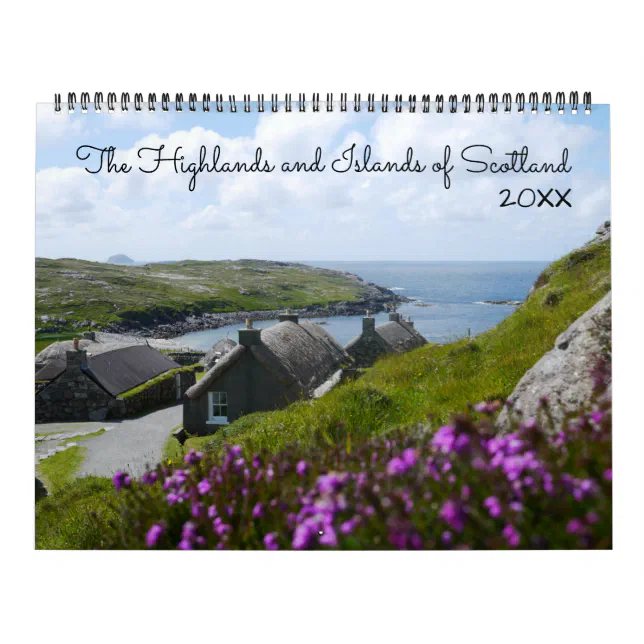 Highlands and Islands of Scotland Landscape Photos Calendar | Zazzle