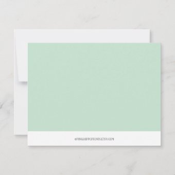 Highlighter A2 Stationery - Mint Note Card | Zazzle