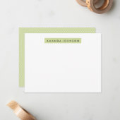 Highlighter A2 Stationery - Sage Green Note Card | Zazzle