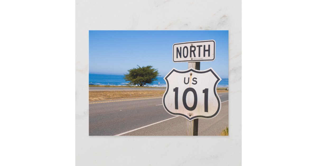 Highway 101 North Postcard | Zazzle