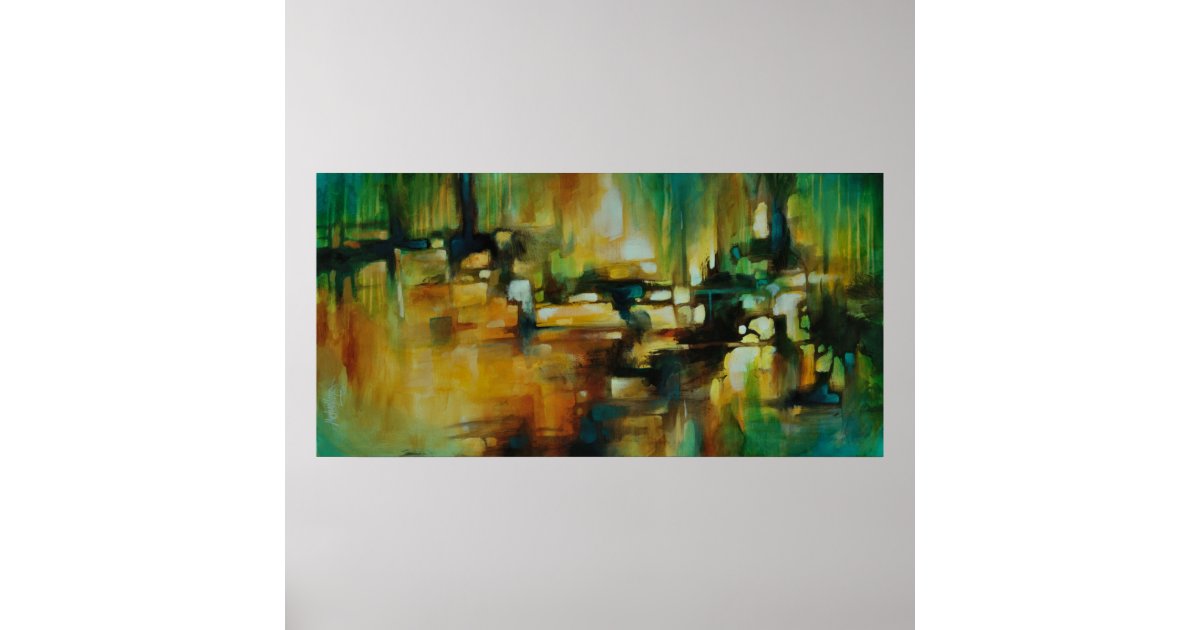 'Highway' abstract design poster | Zazzle