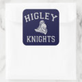 Higley Knights Square Sticker | Zazzle