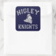 Higley Knights Square Sticker | Zazzle