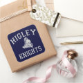 Higley Knights Square Sticker | Zazzle