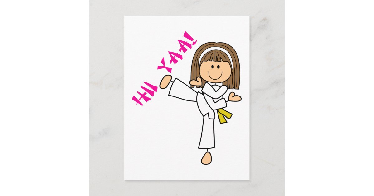 Hii Yaa Karate Postcard | Zazzle