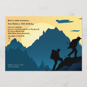 Hiking Invitations | Zazzle