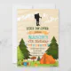 Hiking birthday party invitation | Zazzle