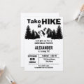 Hiking Birthday Party Invitation | Zazzle