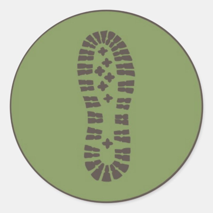 Hiking Boot Sticker | Zazzle.com