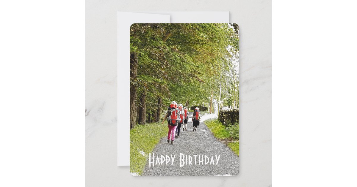 HIKING CARD | Zazzle.com
