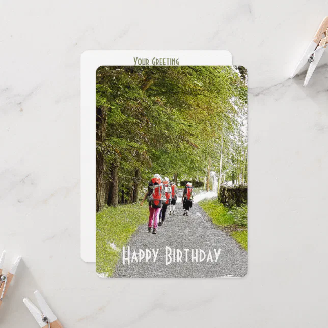 HIKING CARD | Zazzle
