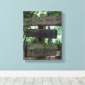 Hiking Trail Sign Post on Canvas | Zazzle