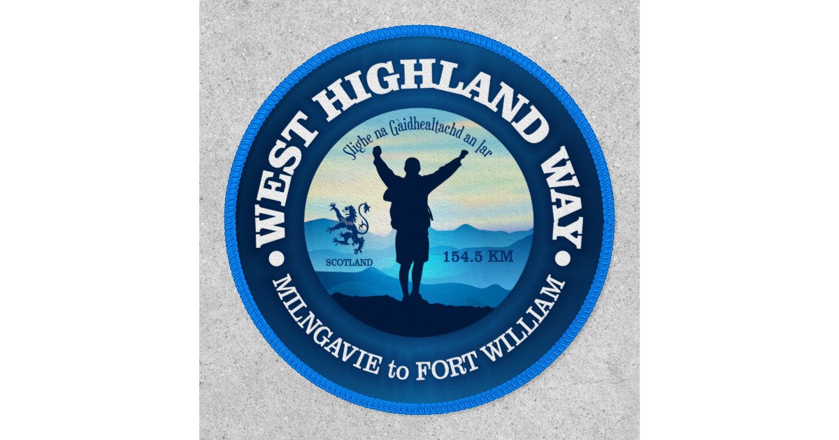 Hiking (West Highland Way) Patch | Zazzle