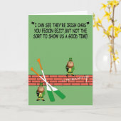 Hilarious Irish birthday Card | Zazzle