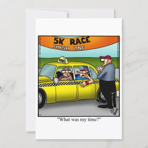 Hilarious Post Race Party Invitations | Zazzle