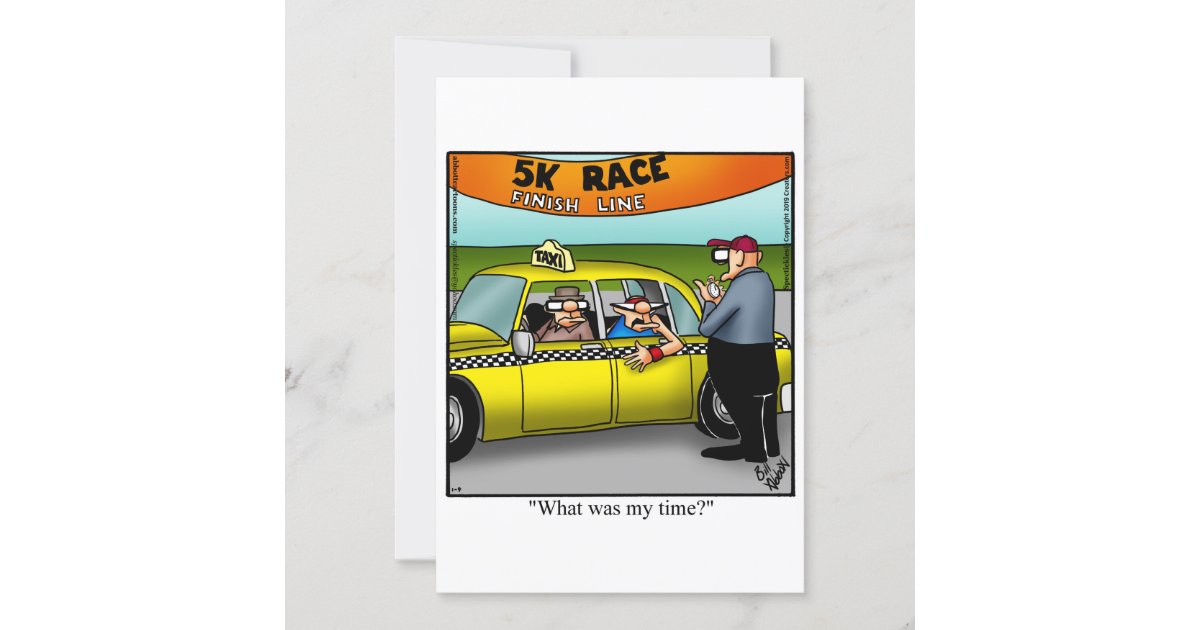 Hilarious Post Race Party Invitations | Zazzle