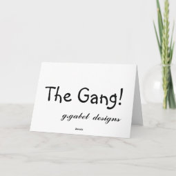 Hilarious Retirement Card—From The Gang! Card | Zazzle