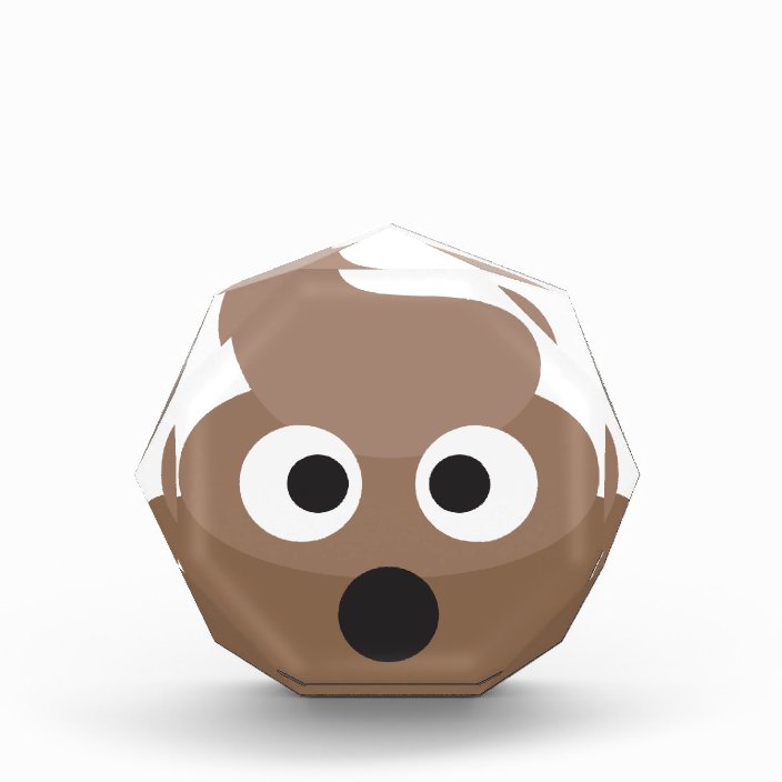 Hilarious shocked Emoji Poop Award | Zazzle.com