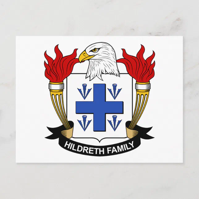 Hildreth Family Crest Postcard | Zazzle