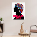 Hillary Clinton 2016 Campaign Retro Poster (Large) | Zazzle
