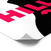 Hillary Clinton 2016 Campaign Retro Poster (Small) | Zazzle