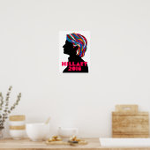 Hillary Clinton 2016 Campaign Retro Poster (Small) | Zazzle
