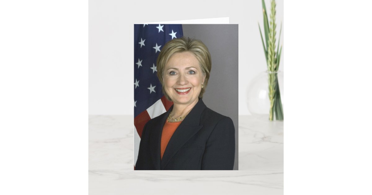 Hillary Clinton Card | Zazzle