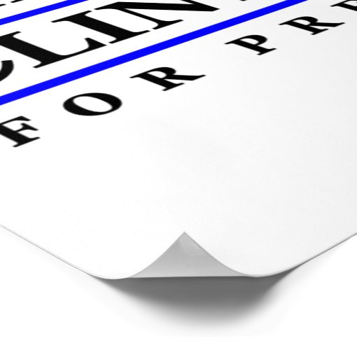 Hillary Clinton for President 2016 poster. Poster | Zazzle