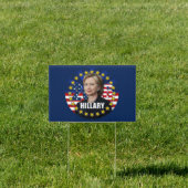 Hillary Clinton for president 2016 Yard Sign | Zazzle