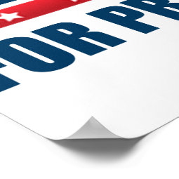 Hillary Clinton For President Poster | Zazzle