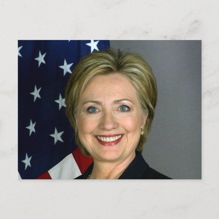 Hillary Clinton Official Portrait Postcard | Zazzle.com