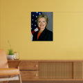 Hillary Clinton Official Portrait Poster | Zazzle