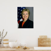 Hillary Clinton Official Portrait Poster | Zazzle