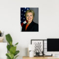 Hillary Clinton Official Portrait Poster | Zazzle