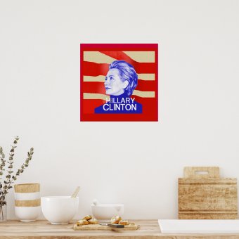 Hillary Clinton POSTER Print | Zazzle